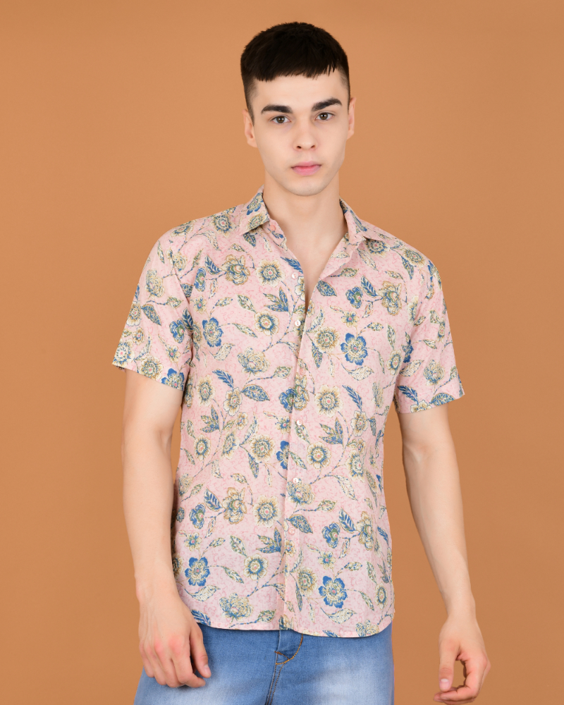 Pink grove cotton shirt – Boholyfe